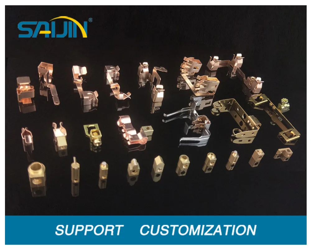 Custom Electrical Brass Copper Contact Part Brass Socket Contact Terminal Brass Electrical ...