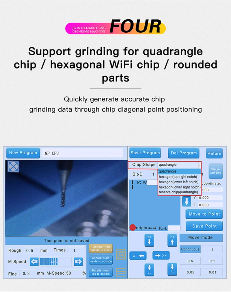 JCID JC-EM02 Intelligent CNC Polishing Machine for BGA Rework