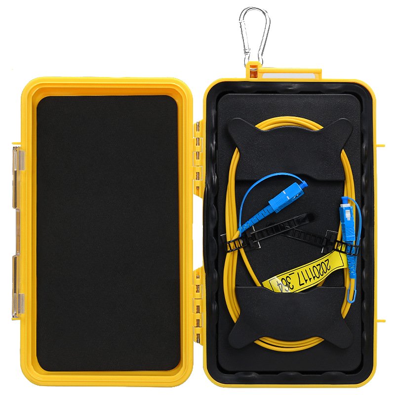 Waterproof OTDR Launch Cable Box - 500m to 2km Fiber Optic