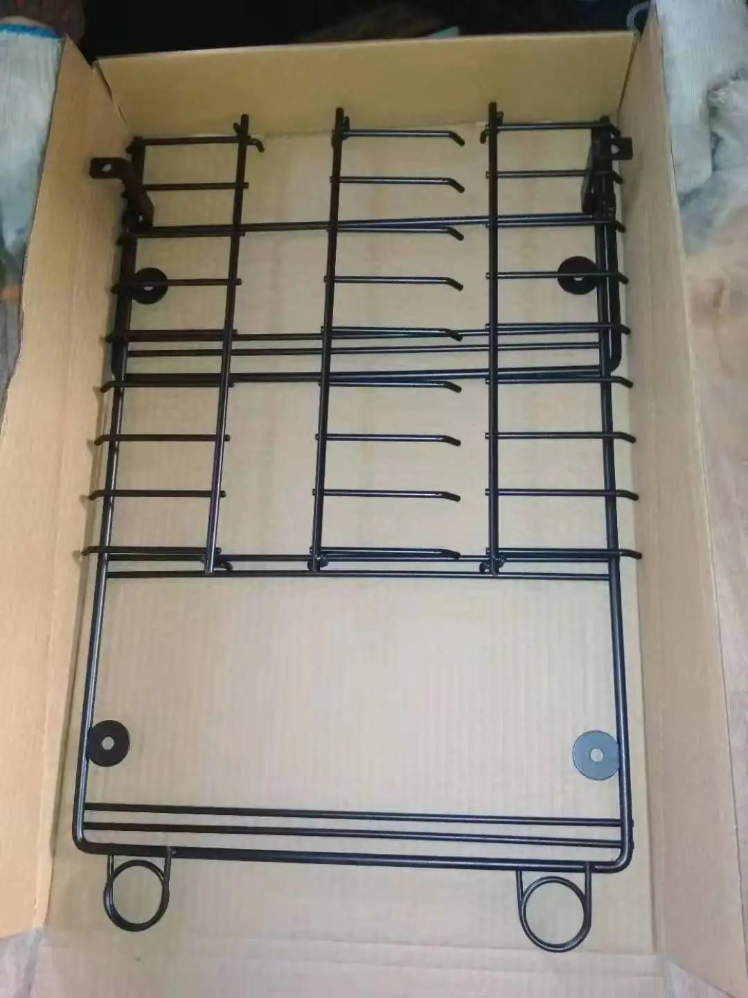 Retail Table Display Rack With 8 Euro Hooks For Merchandising Pen With ...