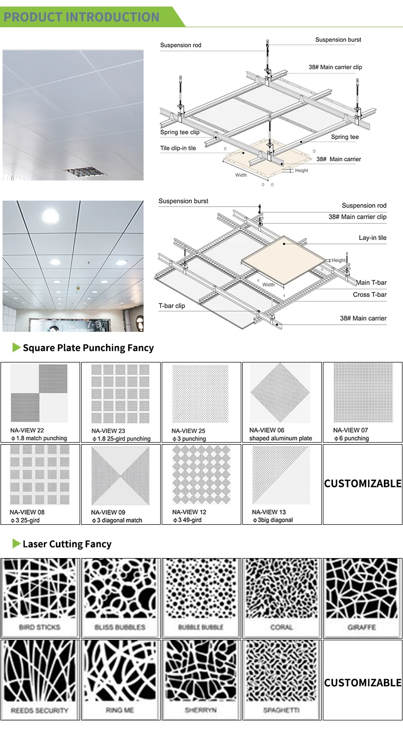 NAVIEW 300x300 Metal Ceilings - Soundproof & Fireproof