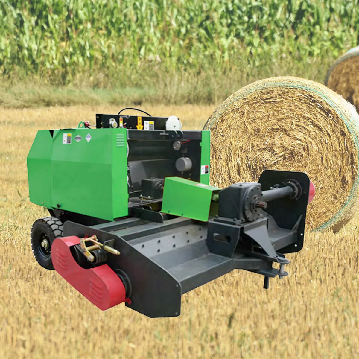 Tractor Mounted Mini Round Baler For Sale - Buy Fully Automatic Tractor ...