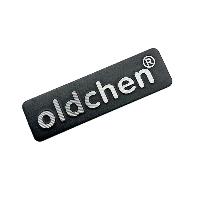 Nameplates Custom Metal Logo TV Die-cut Logo Metal Nameplate Self ...