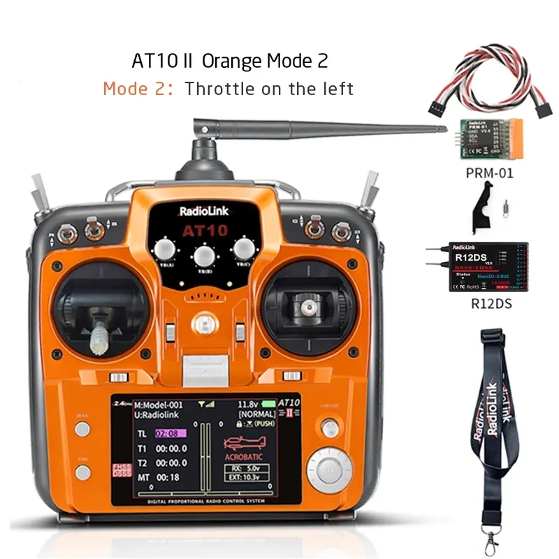 Radiolink AT10II Orange Transmitter - 12CH Drone Control