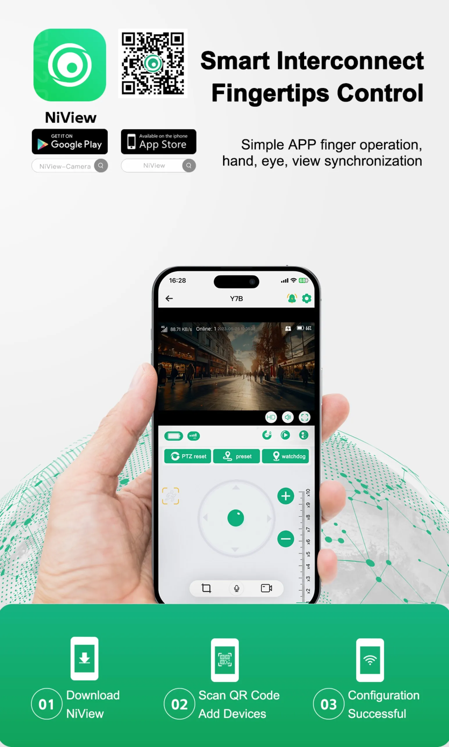 Outdoor Wireless Solar Cameras AI Human Tracking Y7B WIFI-6 Dual Lens ...