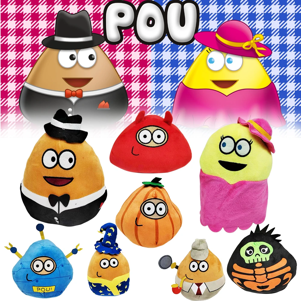 New Toy 2024 Pop My Pet Alien Pou Plush Custom Peluches Figure Stuffed ...