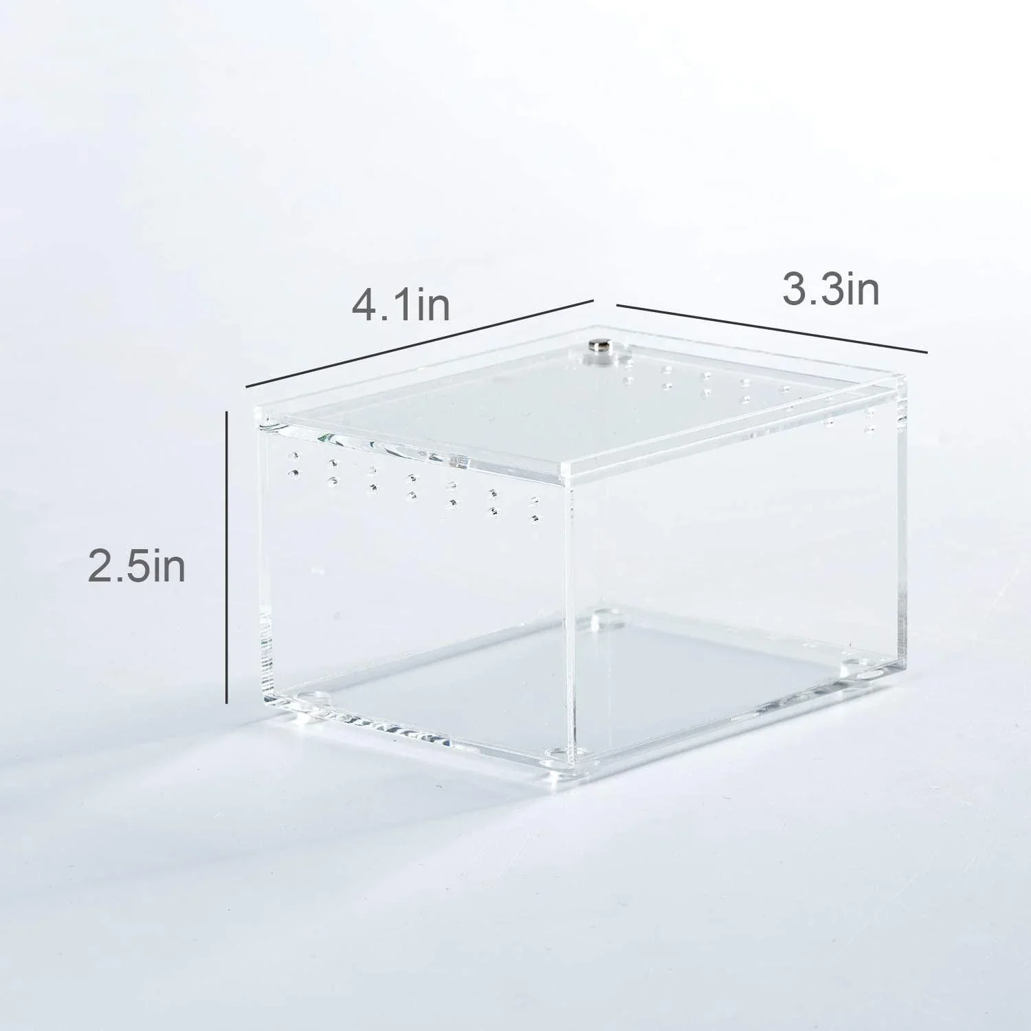 Custom Size Clear Acrylic Spider Enclosure Reptile Breeding Box For ...