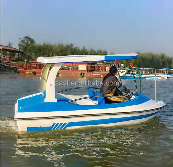 Electric Mini Jet Boat for 4 People - Outdoor Personal Watercraft for ...