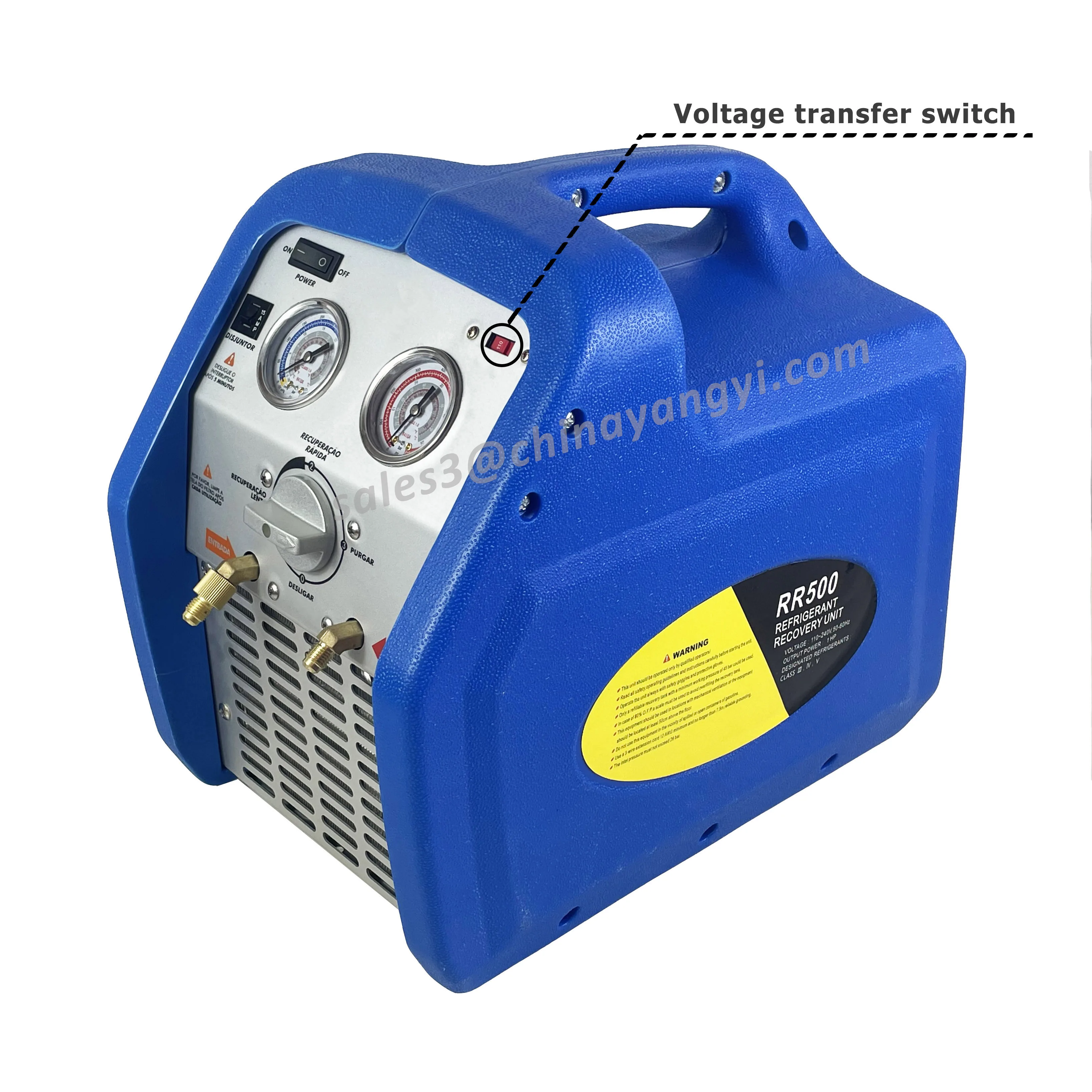 Yangyi HVAC Dual Voltage Portable Refrigerant Recovery Machine