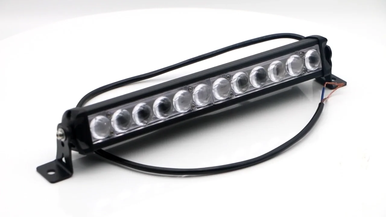 Single Row 4wd Led Barra,Spot Flood 3d 4d 14inch 36w Slim Led Bar Light ...