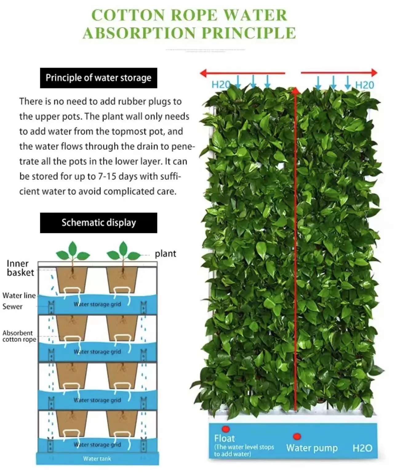 Indoor Hydroponic Plant Growing Kit 2 Square Meters Green Leafy Plant ...