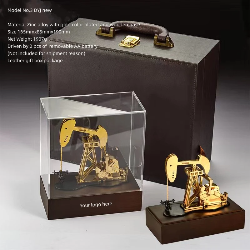 Oilfield Oil Well Drill Rig Model Gauge Scale Oil Pump Jack