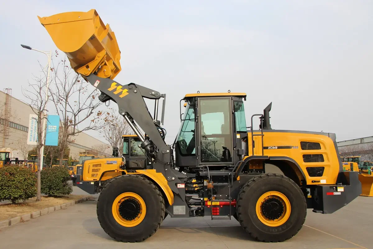 Construction Work 4 Ton Wheel Loader Factory Direct Sale 4 Ton Loader ...