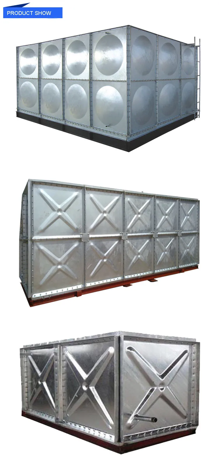 1000 Cubic Meter Water Tank - Durable HDG Storage Solution