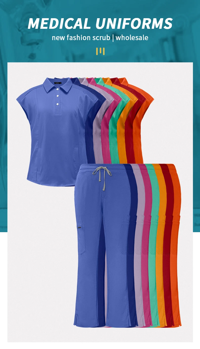 High Quality Hospital Scrubs Uniforms Sets Nursing Uniform Manufacturer ...