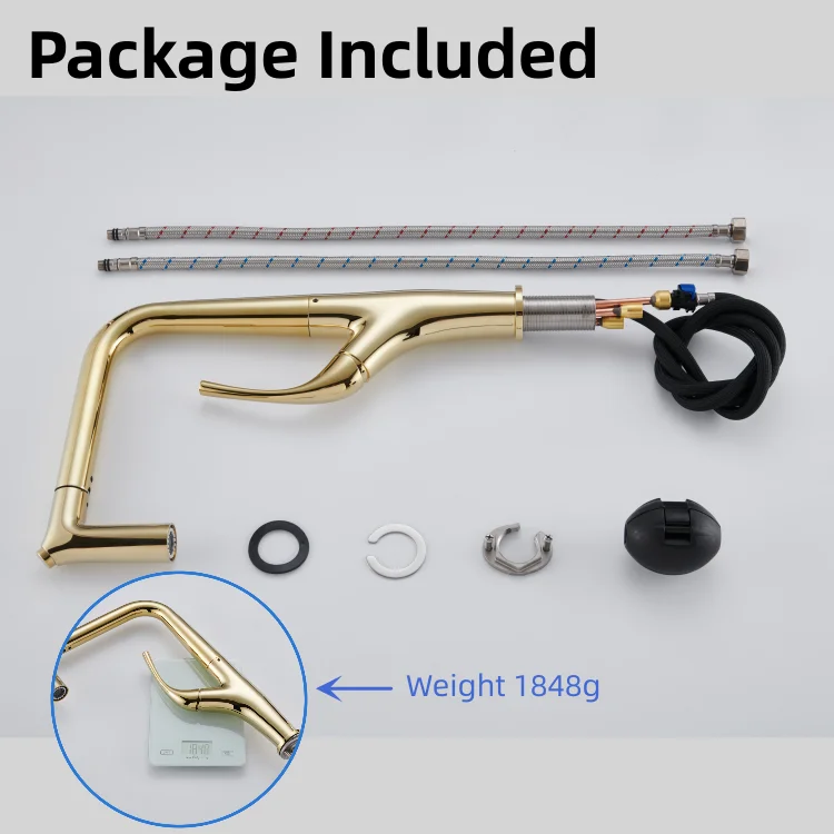 Factory Pull Out Kitchen Faucet Pull Down Sprayer Taps Mix Cheap ...