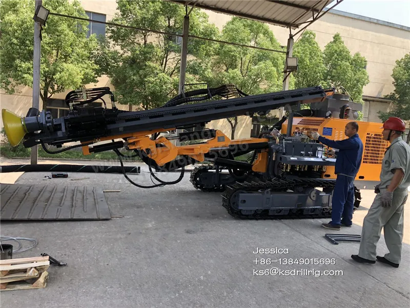 Kg520 Pneumatic Hydraulic Mine Drilling Rig Dth Drill Rig For Sale ...