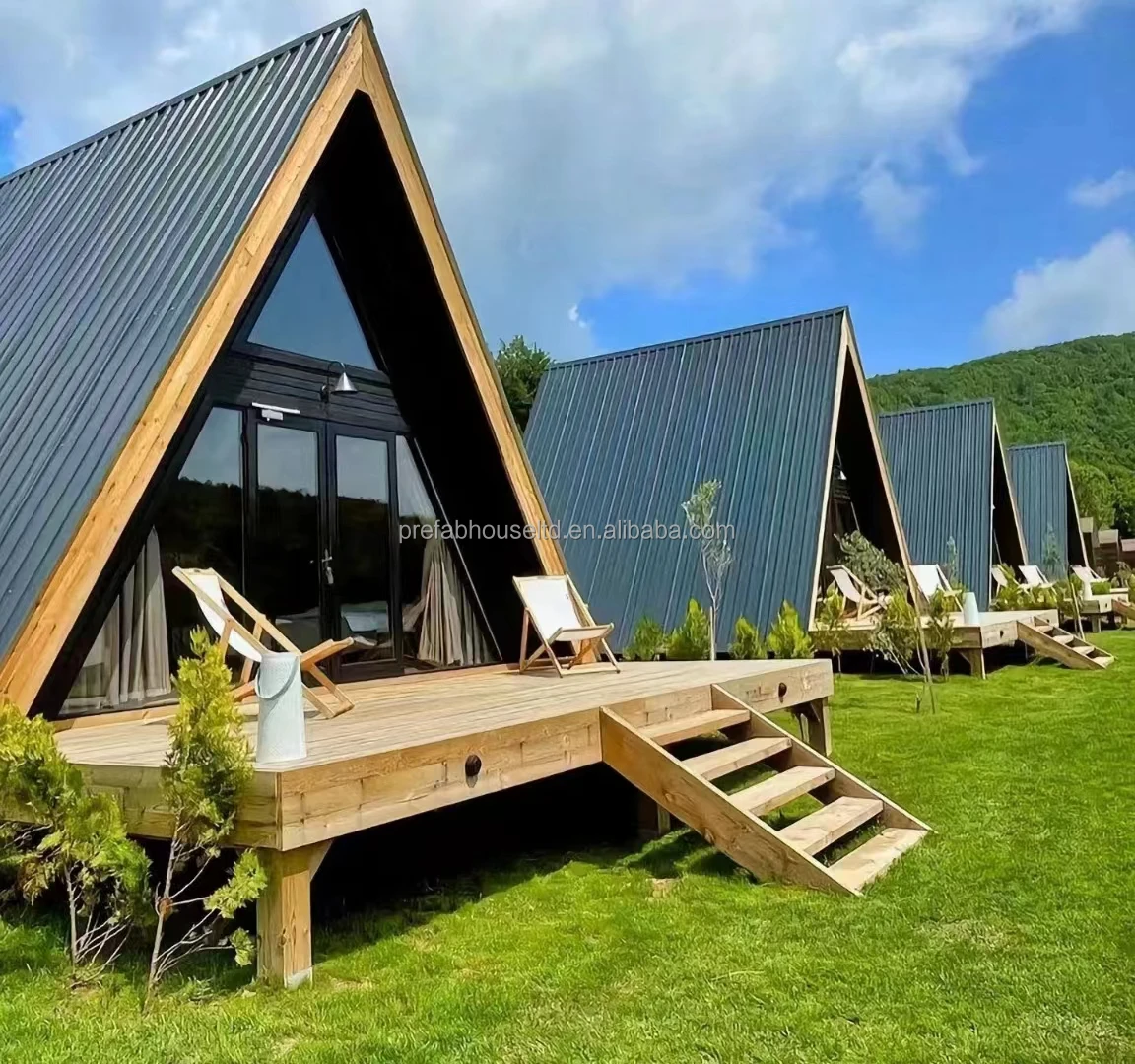 Luxury Prefabricated Houses - Portable Triangle Roof Design