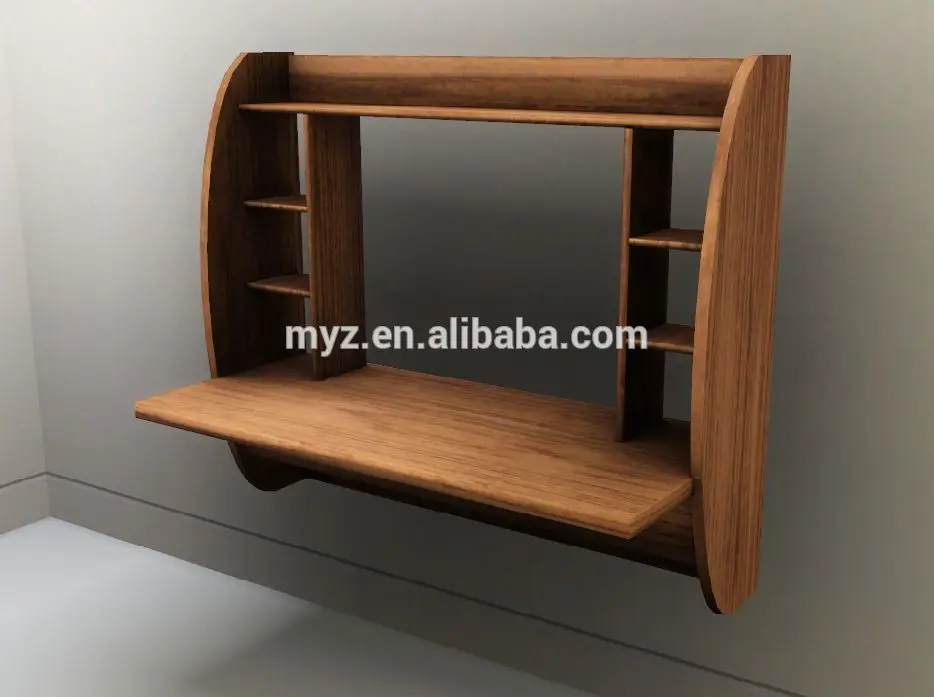 Wall Mount Folding Computer Table - Eco-Friendly & Adjustable