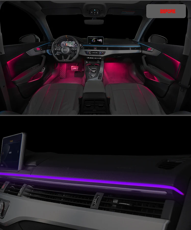 Dashboard Ambient Light Dashboard Led Bar Strip Light For Audi A4 S4 A5