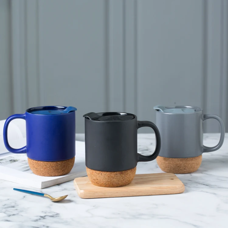 Office Home Eco-friendly Coffee Mug Reusable White Ceramic Mug Gift ...