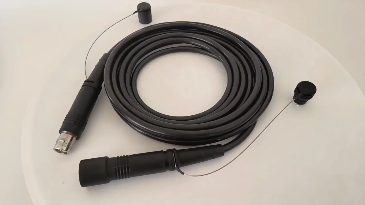 Hdtv Fiber 3k.93c Hybrid Camera Optical Cable With Plug & Socket Fuw ...