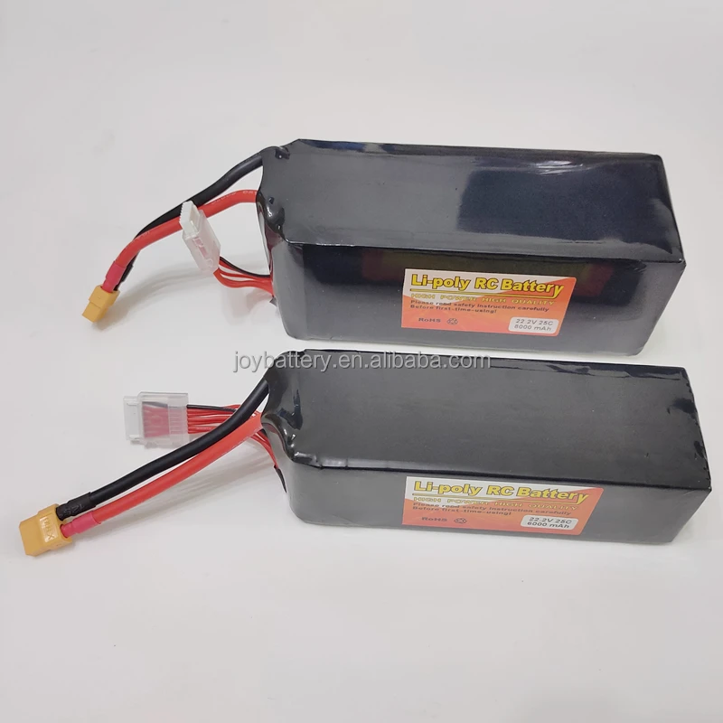 RC Lipo Battery 6S 8000mah 22.2V 25C for Aerial Photography
