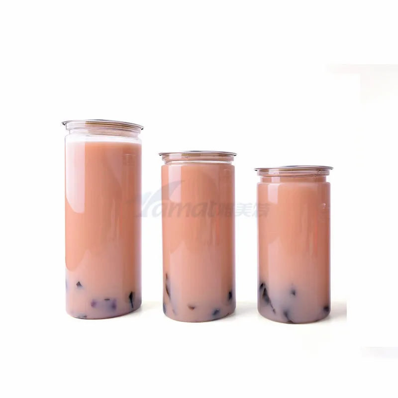 330ml/350ml/500ml/650ml Pet Transparent Plastic Soda Can Oem Factory ...