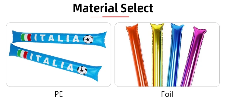 Custom Inflatable Clap Stick Balloon Cheering Sticks