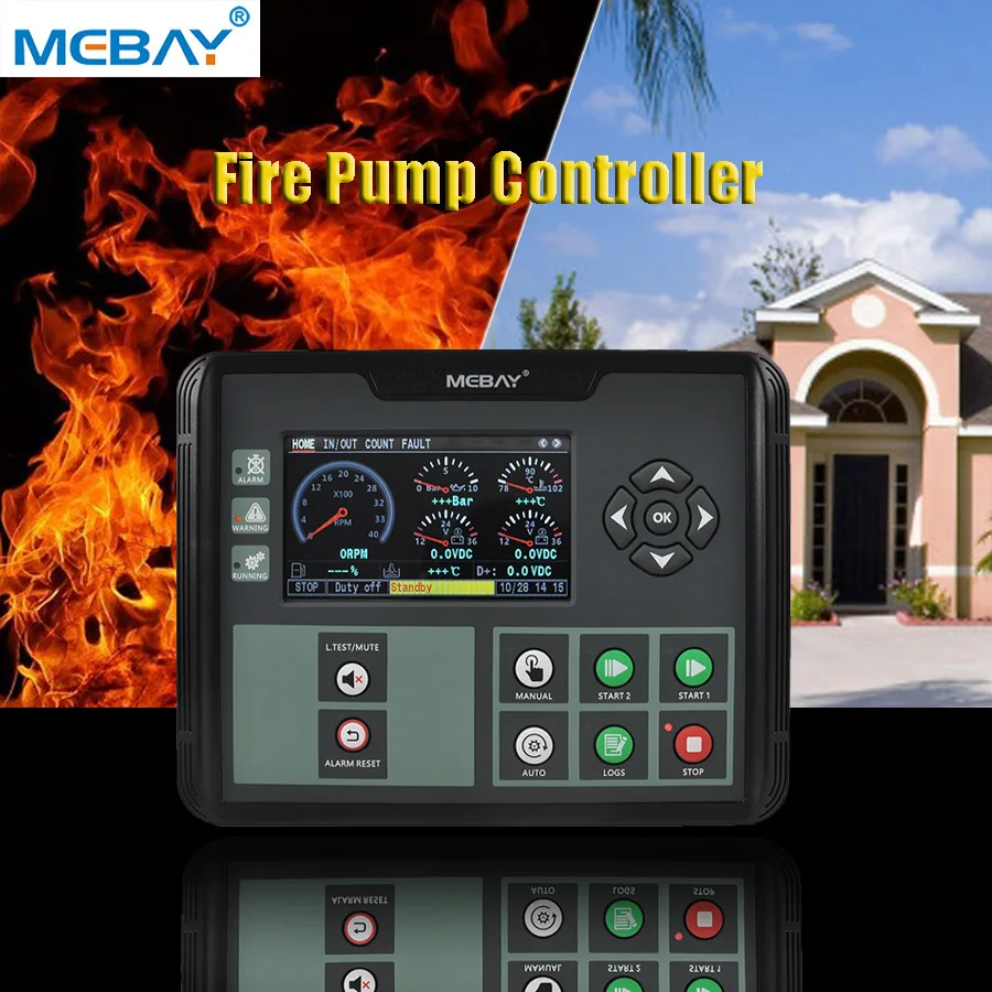 Mebay Fire Pump Controller Control Panel Fc70dr - Buy Fire Pump Controller fire Pump Control ...