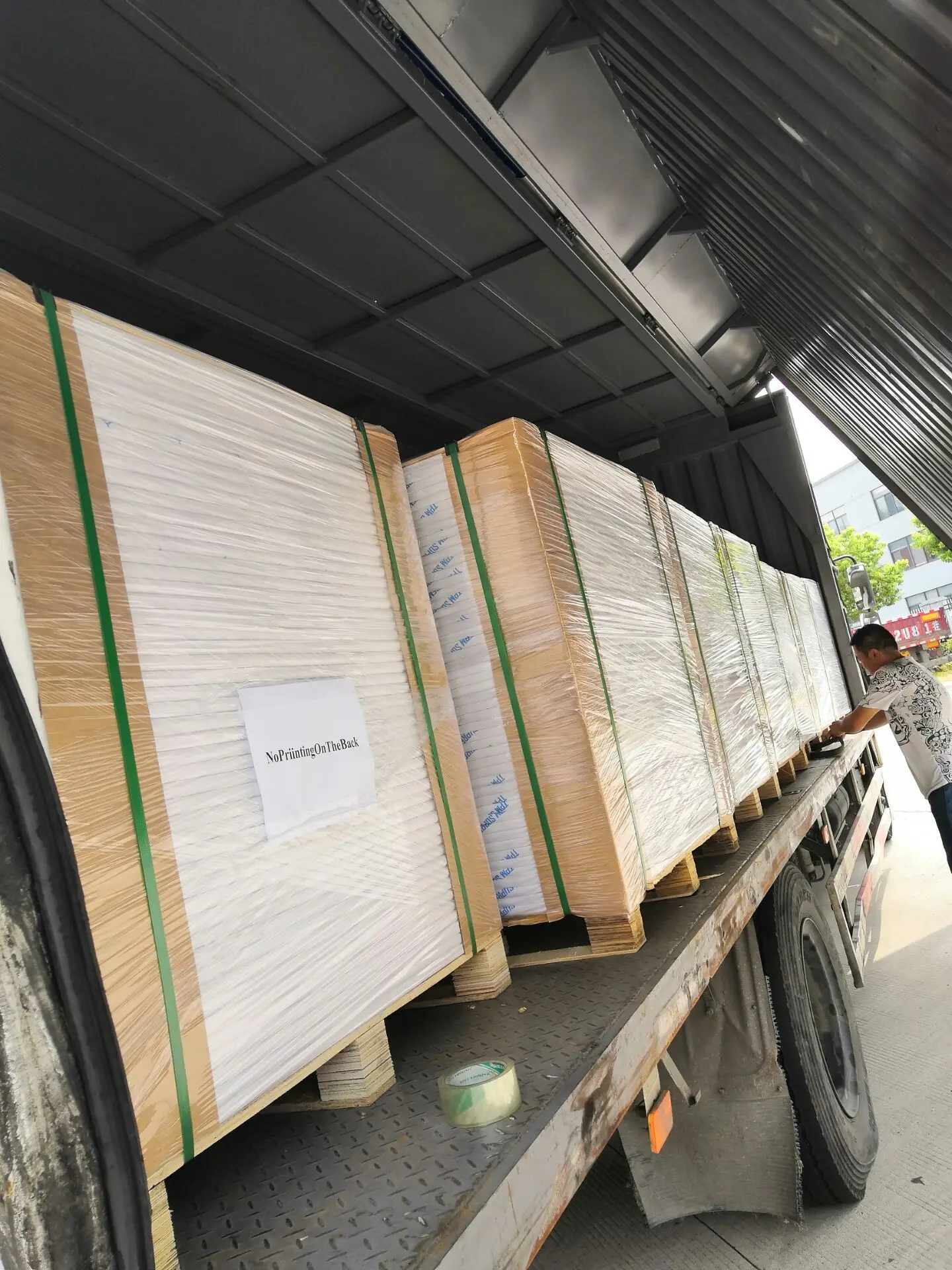 Packing Labels Self Adhesive Mirror Cast Coated Paper In Sheet For ...