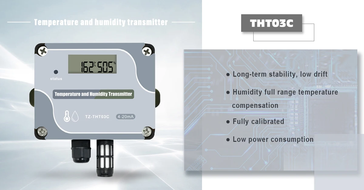 RS485 Temperature Humidity Transmitter - Industrial Sensor