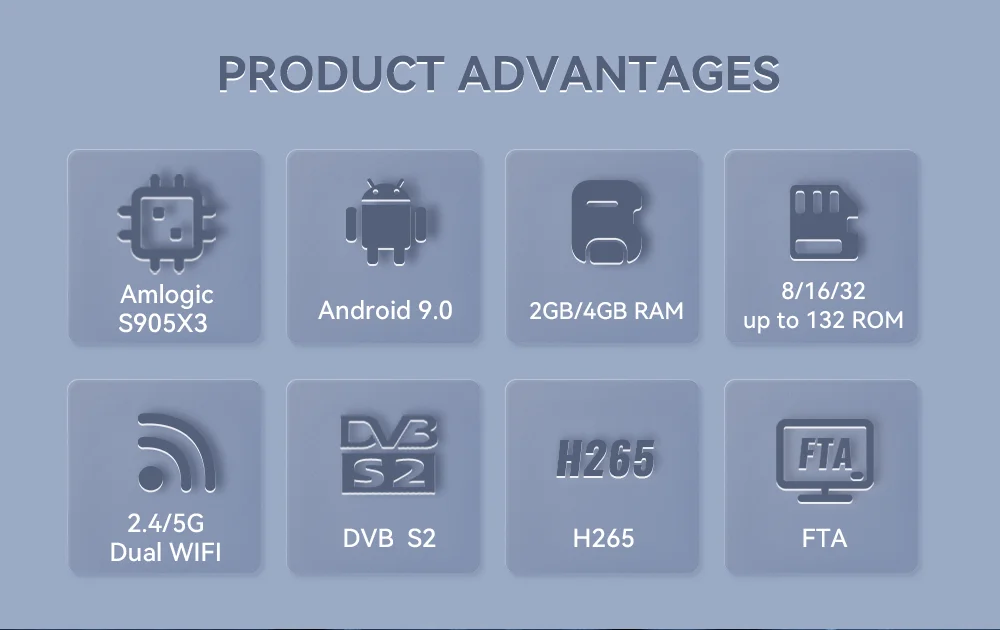 Hybrid TV Box - 4K Android Smart Digital TV Box with PVR