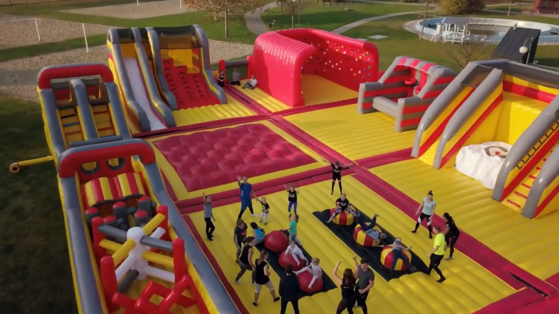 Inflatable Bouncing Indoors Parks Playground Children Theme Park Inflatable Amusement Parks ...