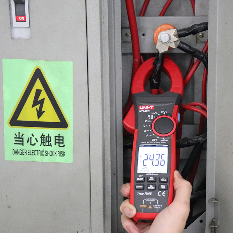 Uni-t Ut207b 1000a True Rms Digital Clamp Meter Multimeter Ac Dc ...