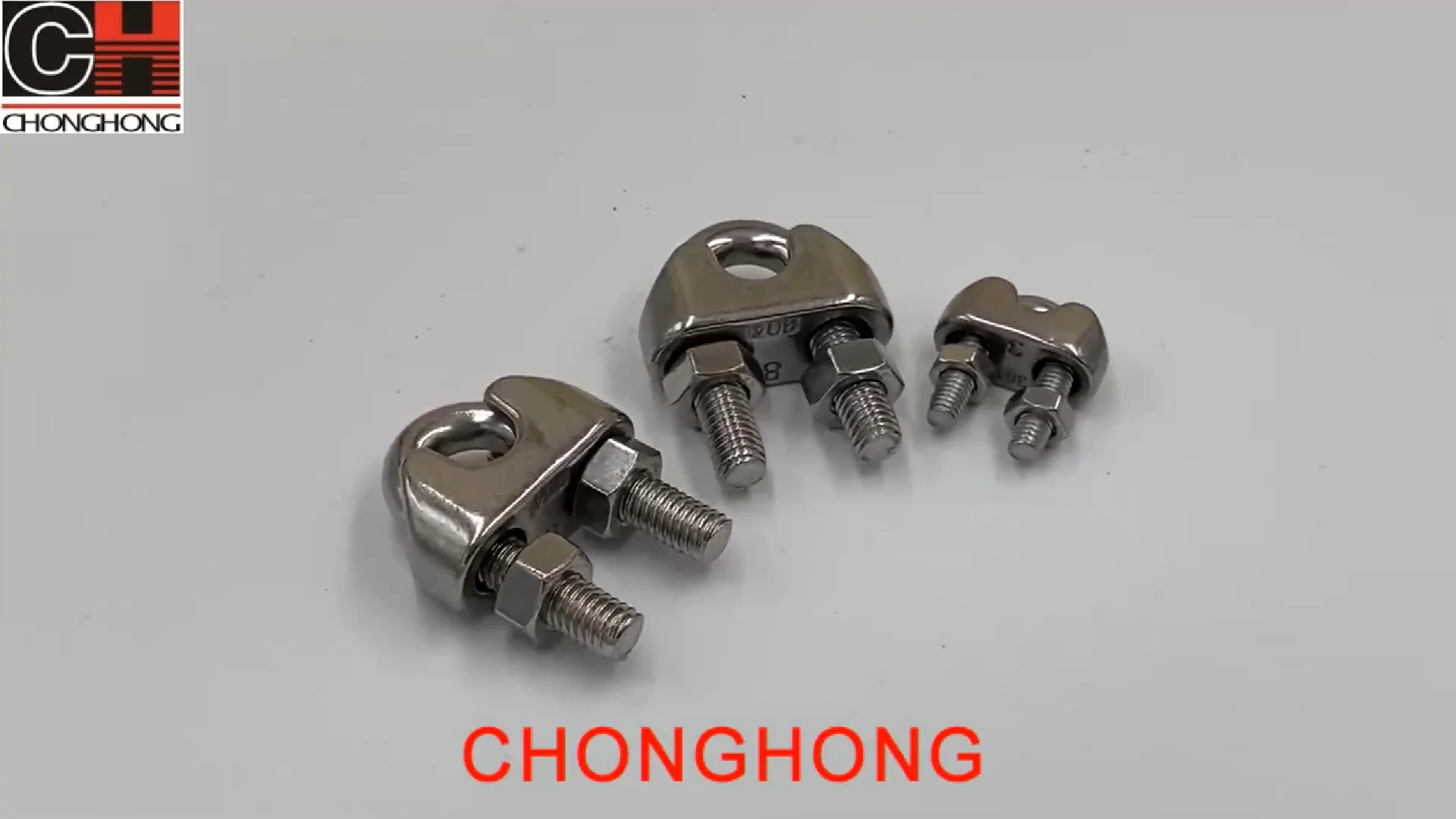 Aisi304/316 Stainless Steel Wire Rope Clips Clamp High Precision Cable ...