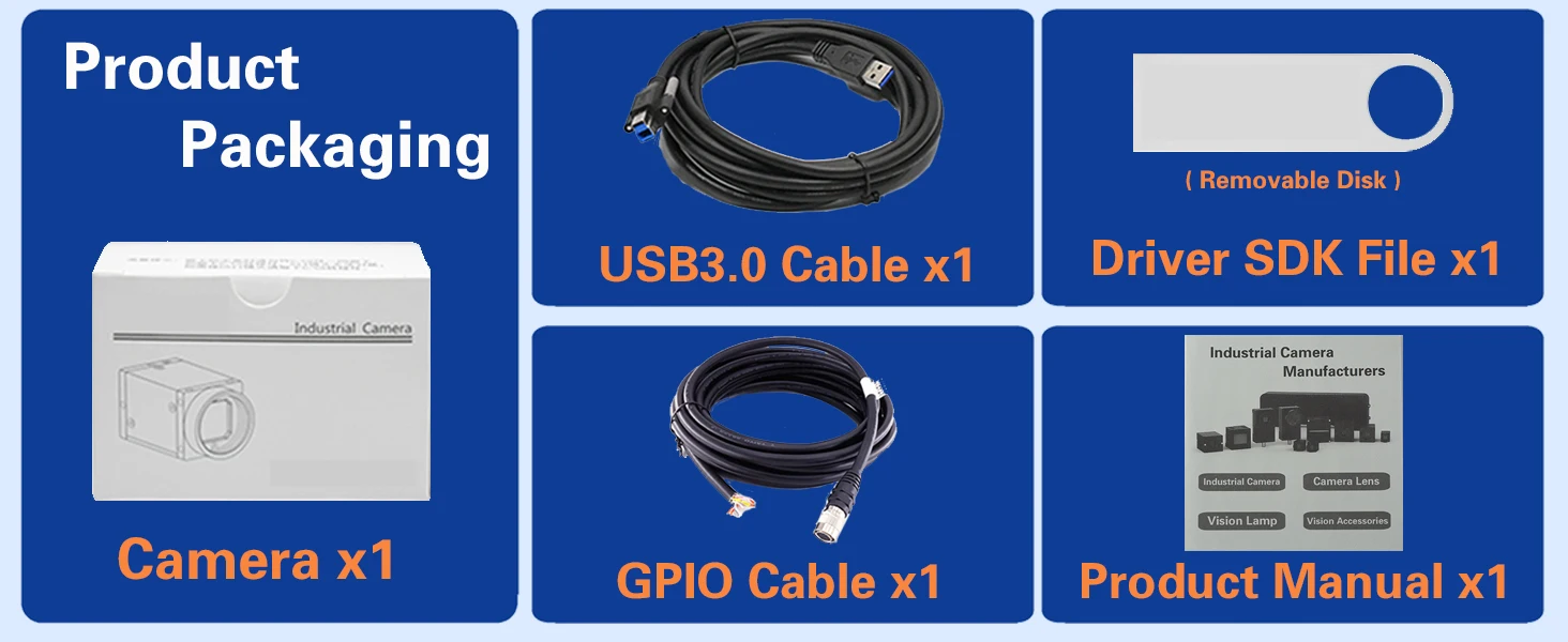 HUATENG VISON 1.3MP Global Shutter Camera - 211fps USB3.0