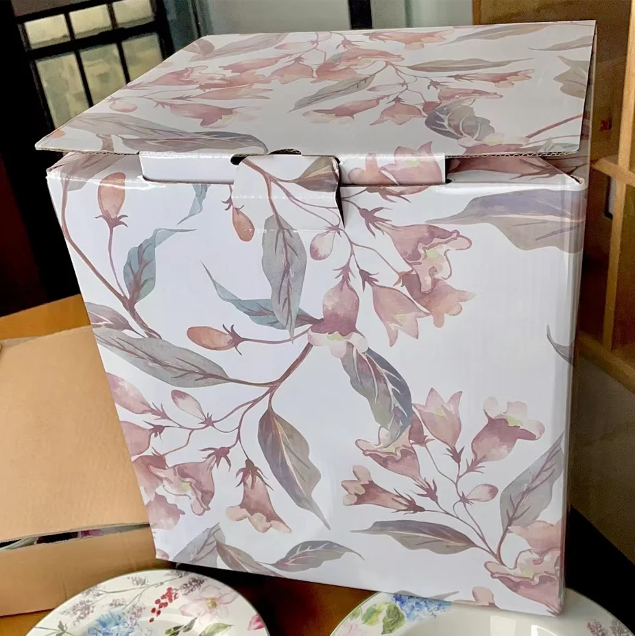 30pcs Color Box Restaurant And Wedding Luxury New Year Gift Set Ceramic ...