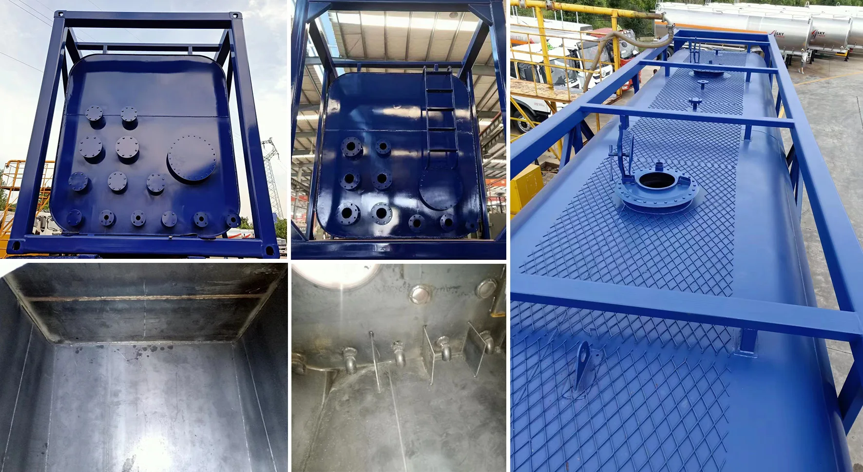 Iso 40ft Waste Water Tank Container 56.5 Cbm Sewage Water Treatment ...