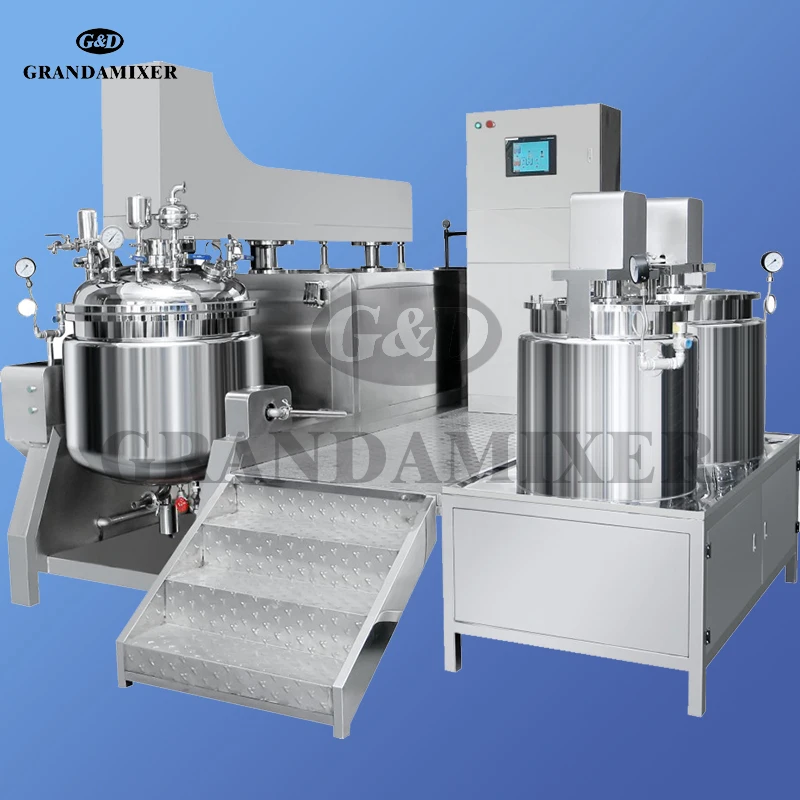 Vacuum Emulsifying Homogenizer sonicator ultrasonic homogenizer vacuum ...
