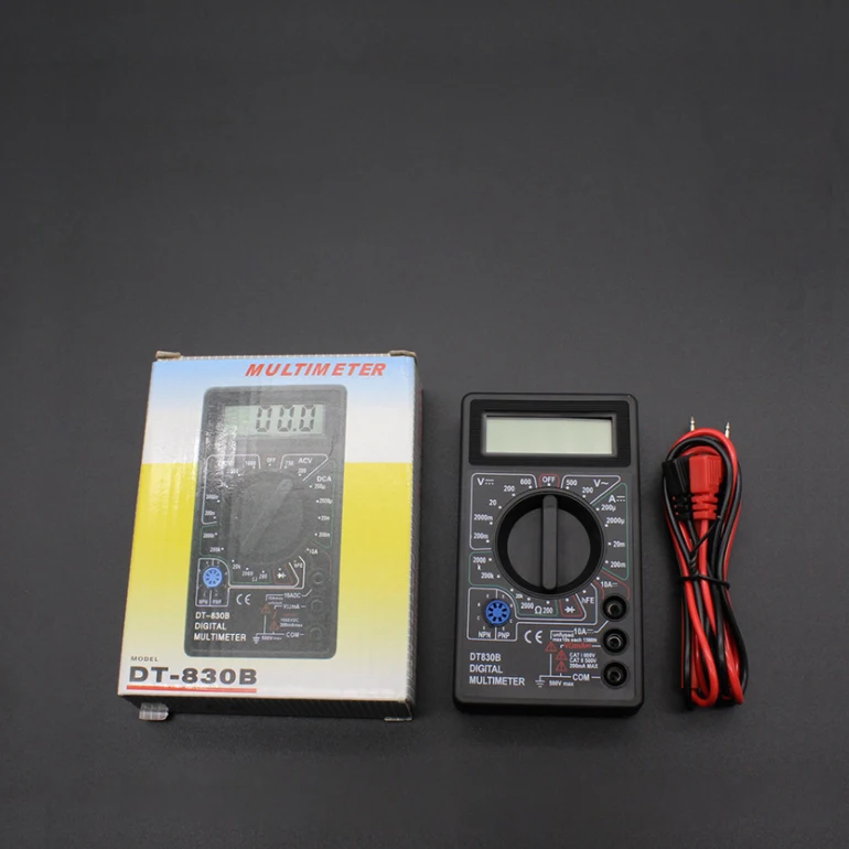 Handheld Lcd Display Meter Smart Dt-830b Dt830 Dc Ac Voltage Voltmeter ...
