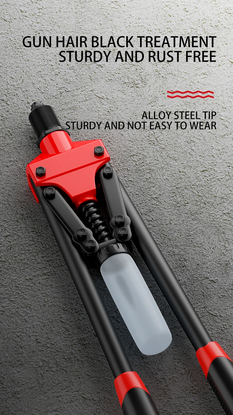 Heavy-duty Pneumatic Rivet Gun With Multi-size Mandrel Compatibility ...