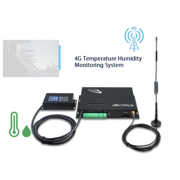 Data Logger Voltage and Temperature Measurement Temperature Humidity 4G Recorder Mobile ...