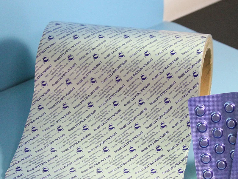 PTP Printed/unprinted Aluminum Blister Foil for Pharma