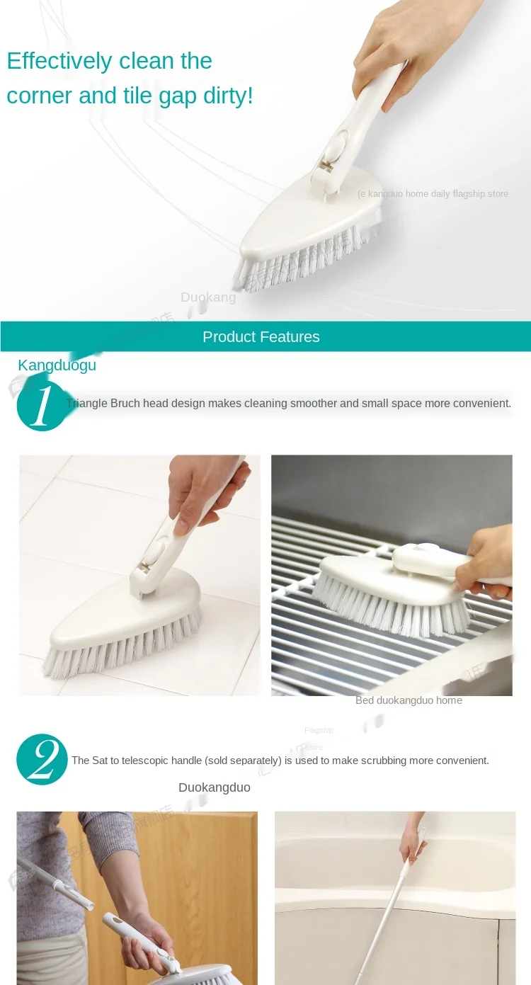 Condor Japanese Triangle Tile Floor Brush For Bathroom Wall,Bathtub ...