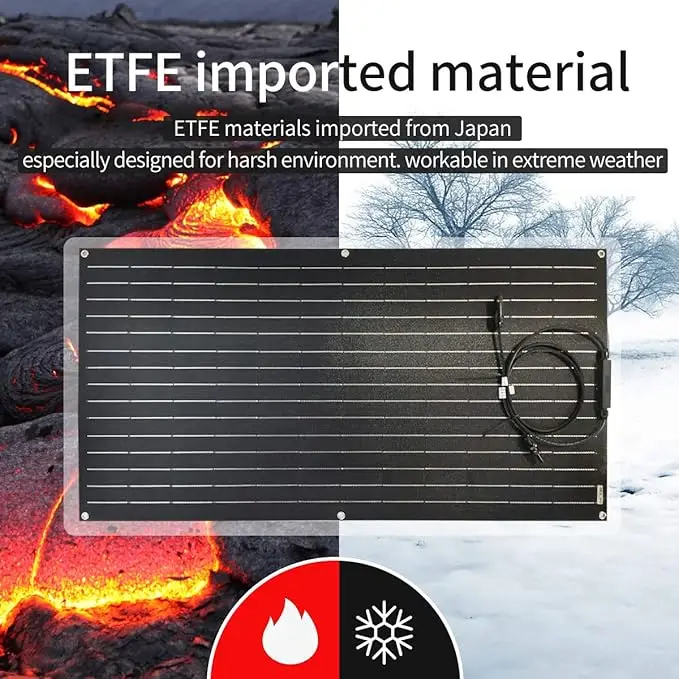 Factory Custom Flex Solar Etfe Panels 400w 420w 520w 600w Flexible ...