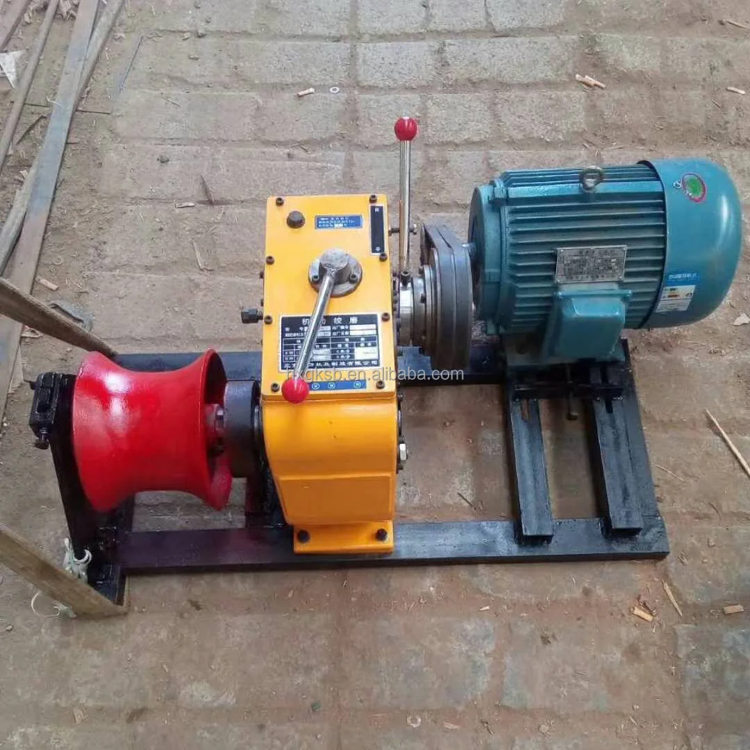 Dual-bull Wheel Motorized Cable Pulling Winch Cable Laying Equipment ...
