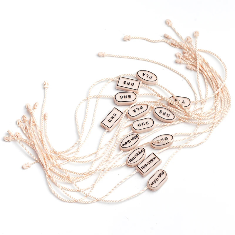 Grs Biodegradable Pla Plastic Clothes Snap Lock Pin Loop Tags Garment ...