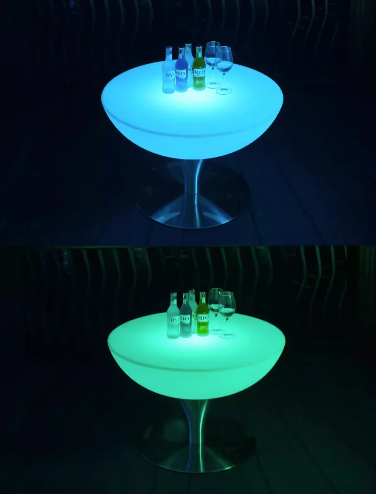 Cheap Color Changing Rechargeable Glowing Party Furniture
