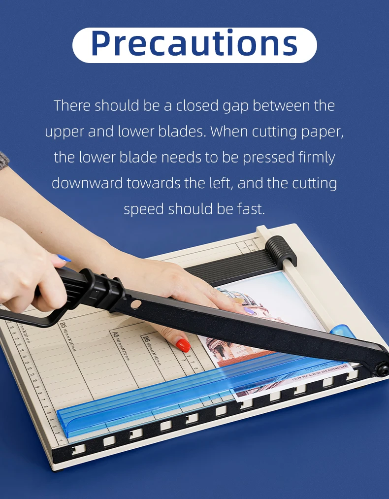 Metal Base Paper Trimmer A4 A3 Paper Cutter Heavy Duty Manual Cutting ...